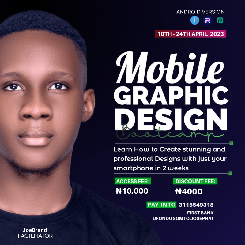 Buy MOBILE GRAPHIC DESIGN (MGD) by Ufondu somto Josephat on Selar