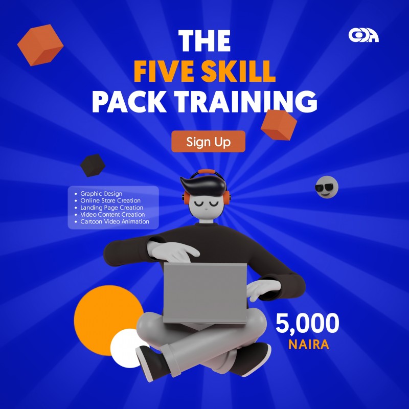 Buy THE FIVE SKILL PACK TRAINING by Joel Gideon on Selar