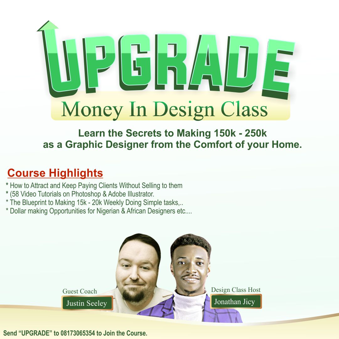 Buy MONEY IN DESIGN COURSE (UPGRADE) by @Jicy Inspires. on Selar