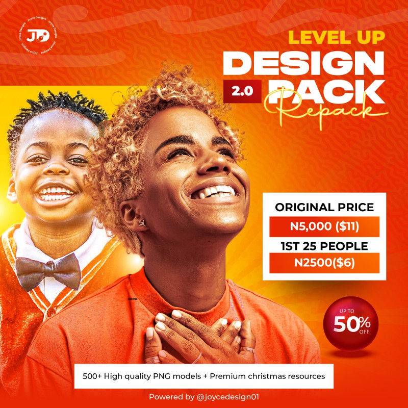 Buy LEVEL UP DESIGN PACK by Joyce Designs on Selar