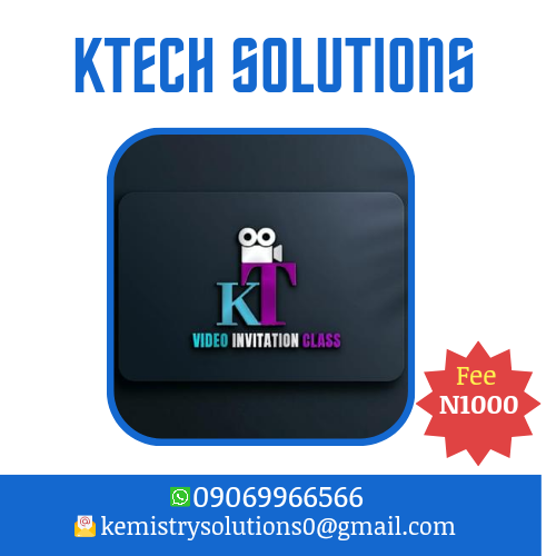 Buy Video Wedding Invitation Course. by K-Tech Solutions on Selar