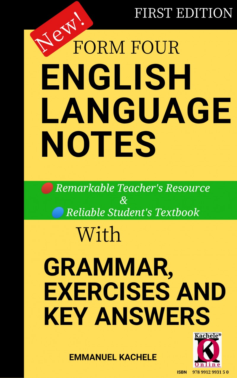 Buy Form Four English Language Notes with Grammar, Exercises and Key ...