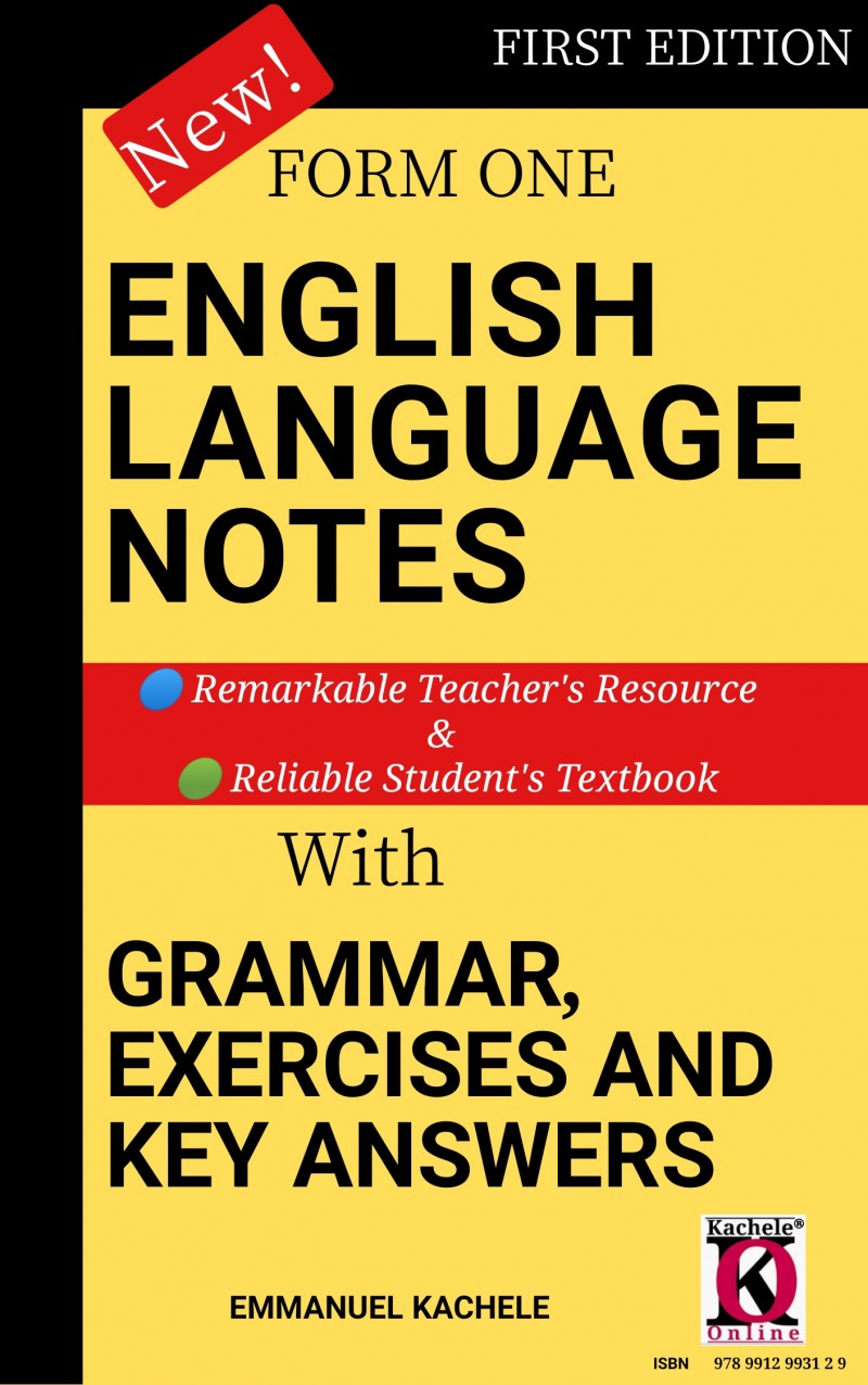 Buy Form One English Language Notes with Grammar, Exercises and Key ...