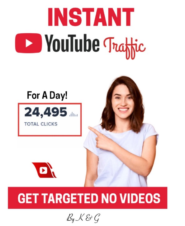 Buy YouTube Instant Traffic by Affiliate Marketing Master on Selar