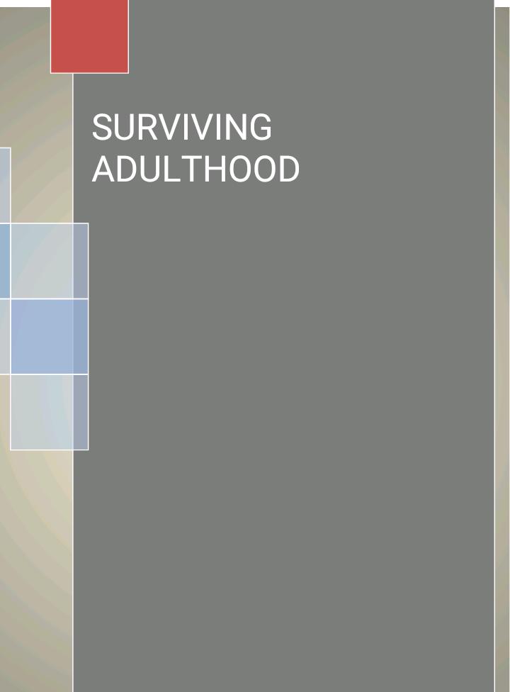 Buy Surviving adulthood by Kelebogile Makoro on Selar