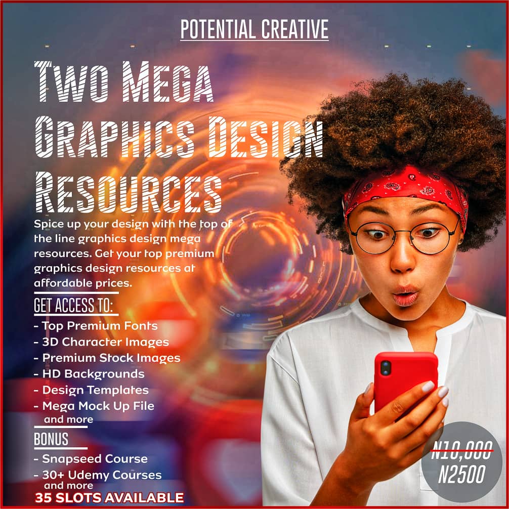 Buy Mega Graphics Design Resources by Daramola Okiki Favour on Selar