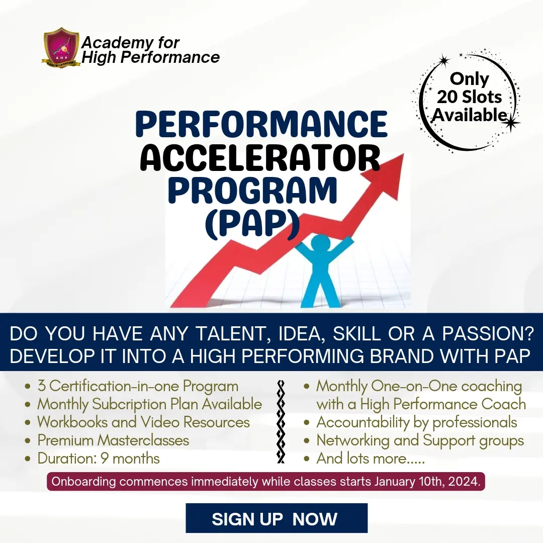 Subscribe Performance Accelerator Program Pap By Keji Olabimtan On Selar