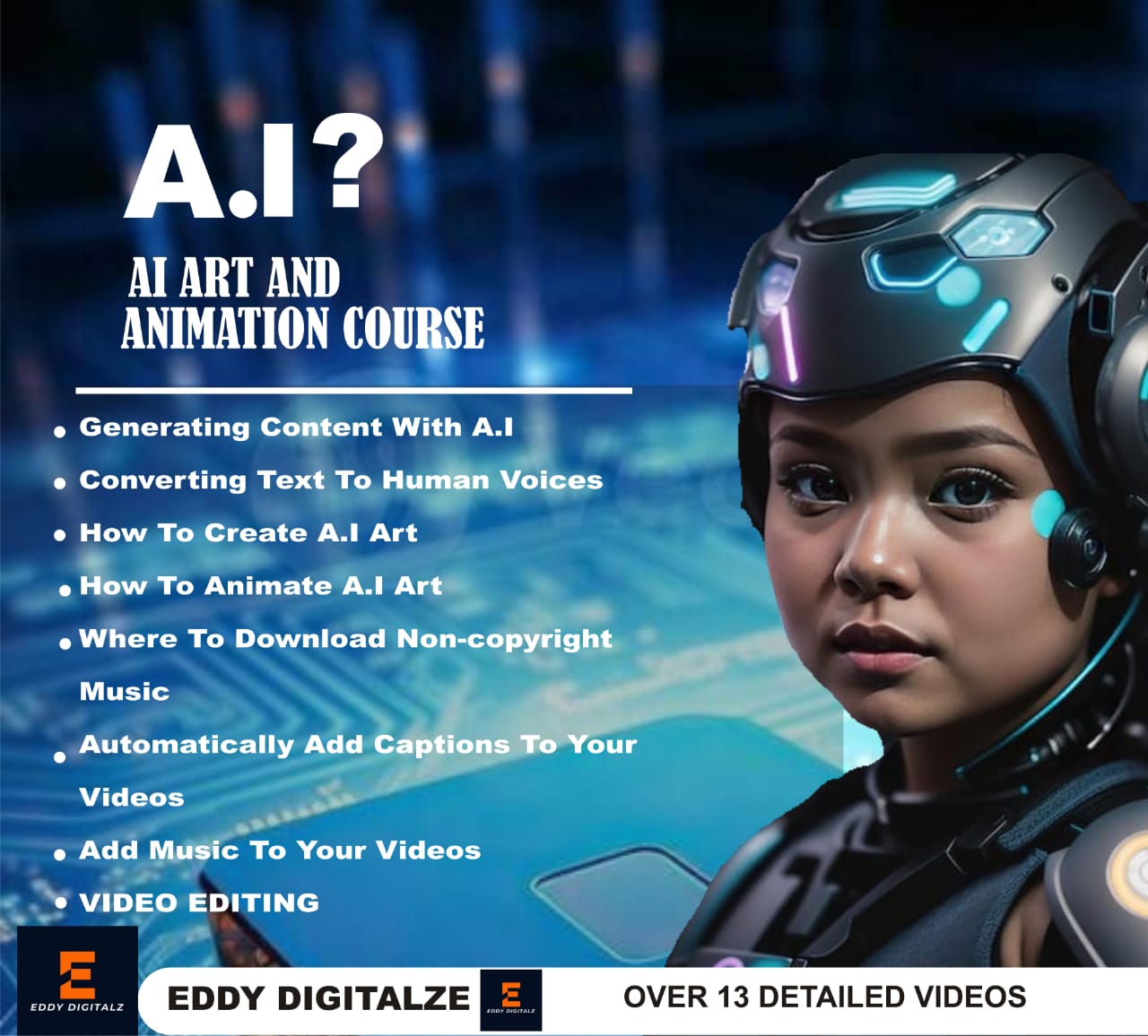 Buy AI ART AND ANIMATION COURSE by EDDY DIGITALZ on Selar