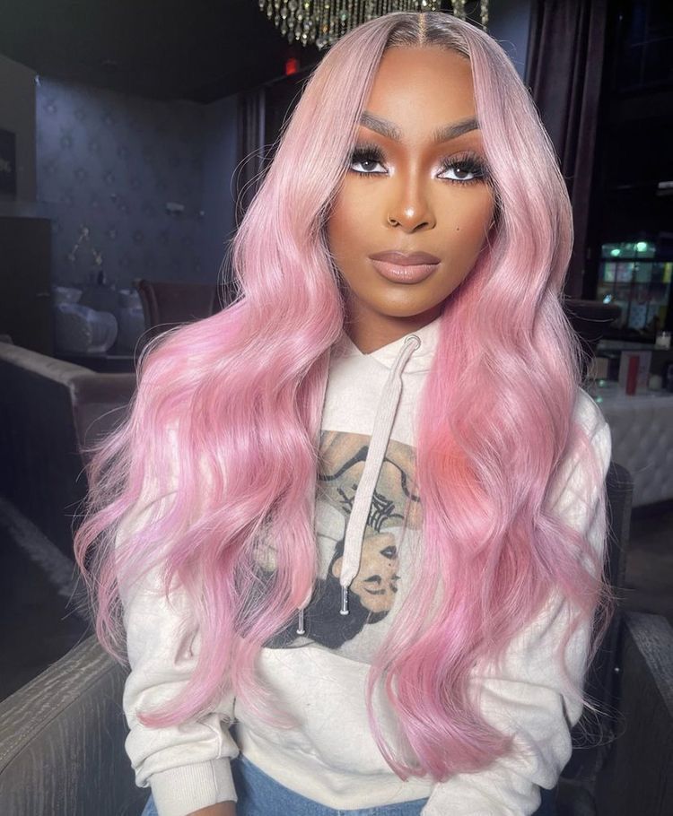 Buy Blissa Pink Wig by Kija Hair on Selar