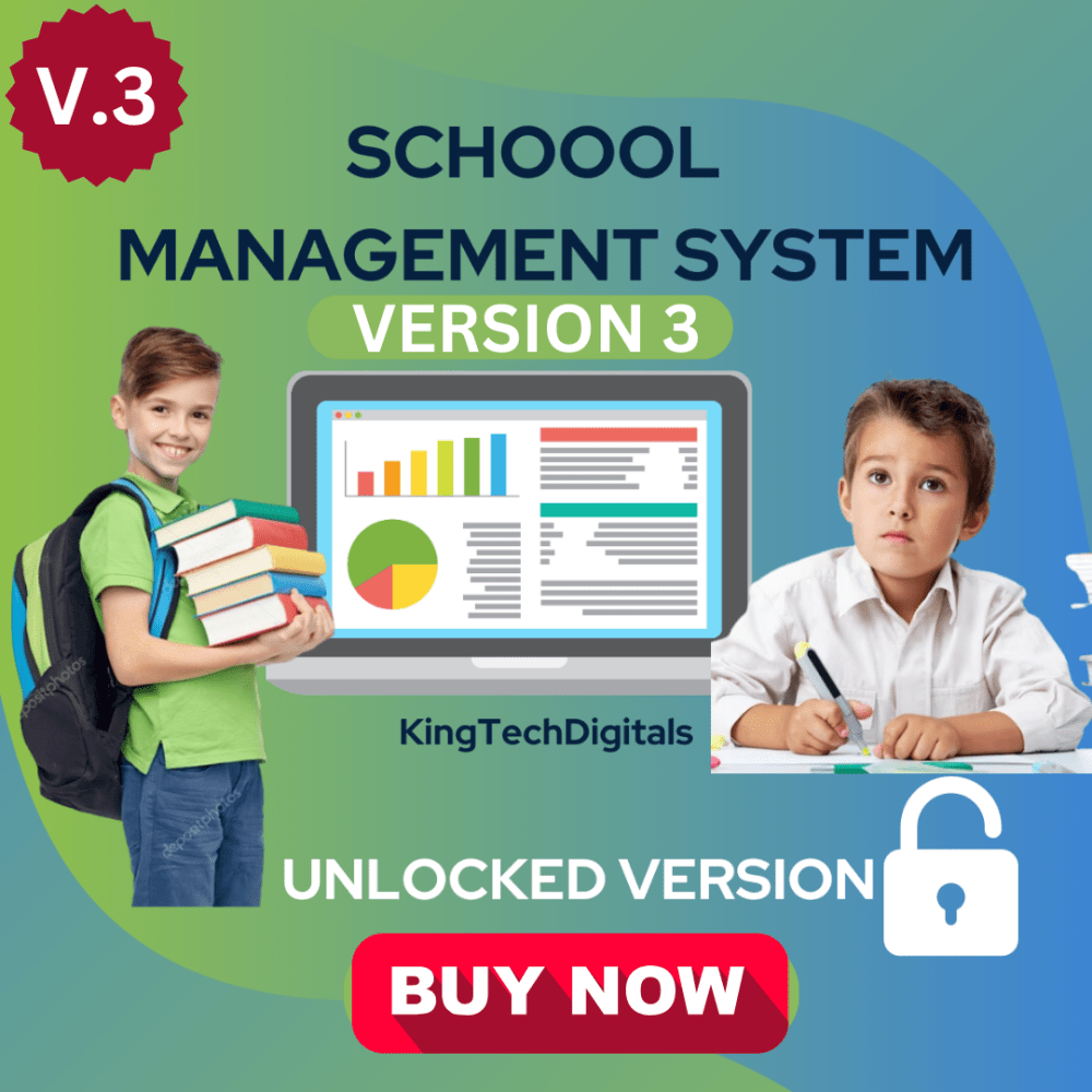 Buy SCHOOL MANAGEMENT SYSTEM VERSION 3 by ABDULAI RASHID on Selar