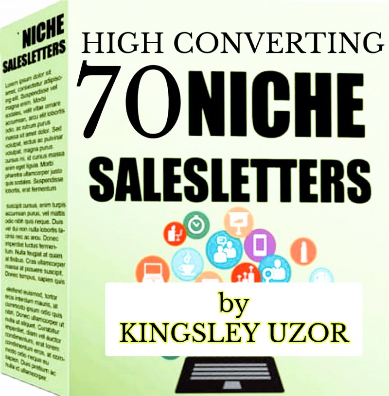 Buy 70 High Converting Niche Salesletters by Kingsley Uzor on Selar