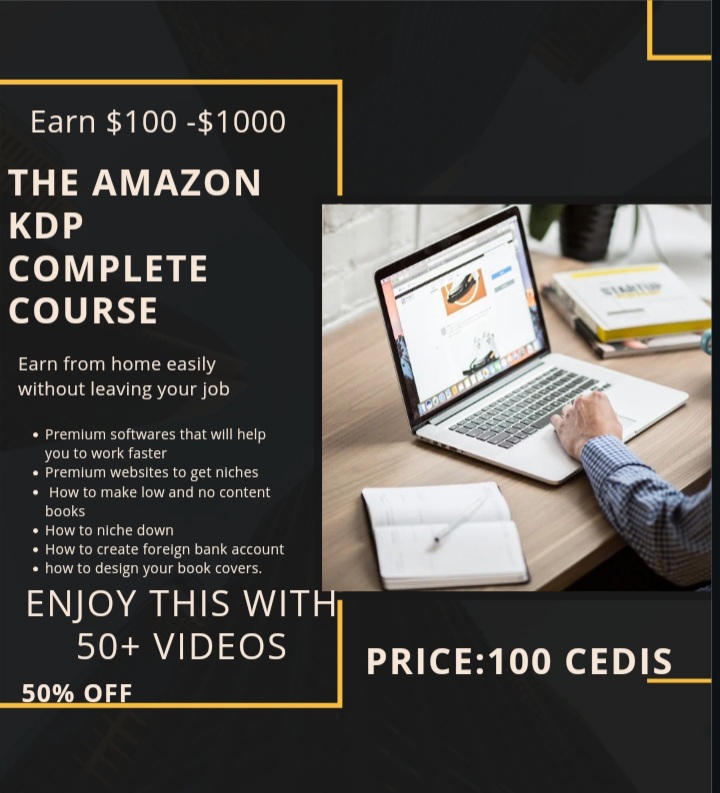Buy THE AMAZON KDP COMPLETE COURSE by OWUSU MANU EBENEZER on Selar