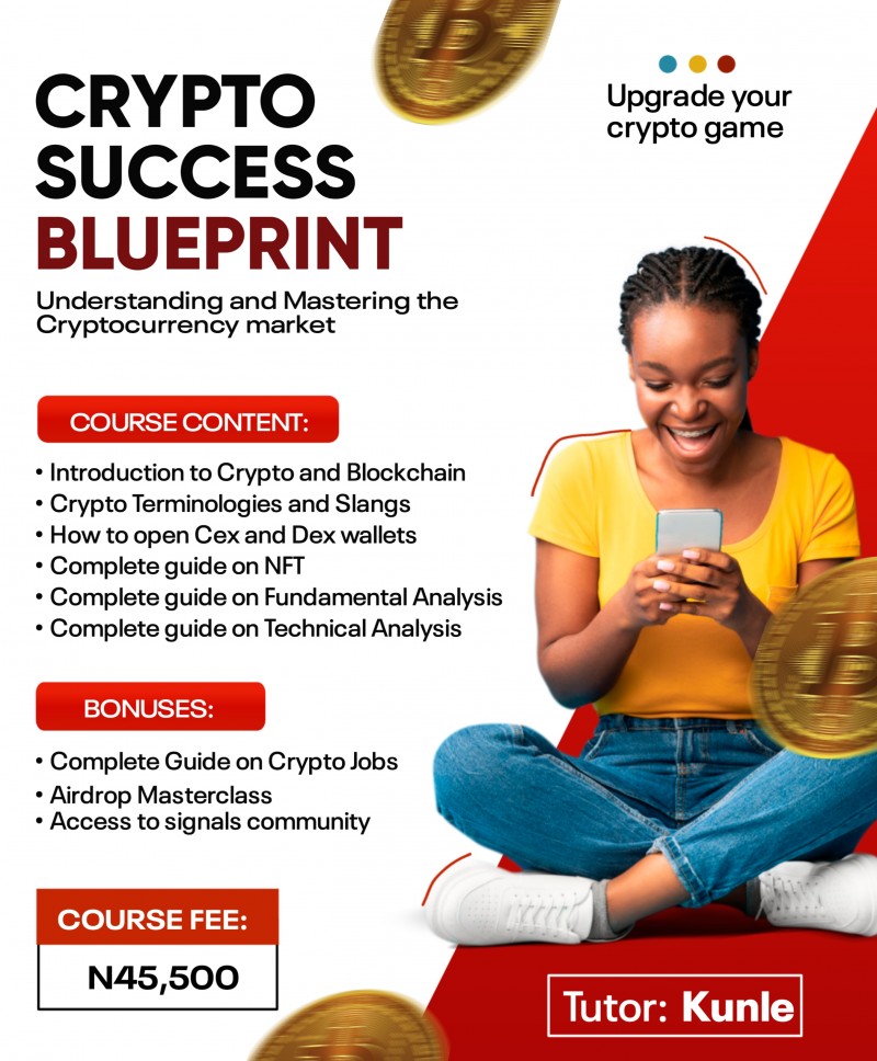 Buy Crypto Success Blueprint by AbdulMaleek Olakunle on Selar