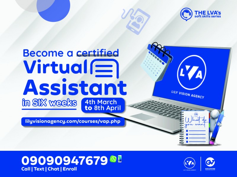 Buy VIRTUAL ASSISTANT TRAINING by LILY VISION AGENCY on Selar