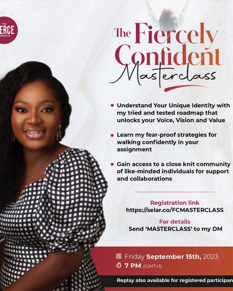 Buy Fiercely Confident Masterclass (2 Session Replays) by Kemi Fred ...