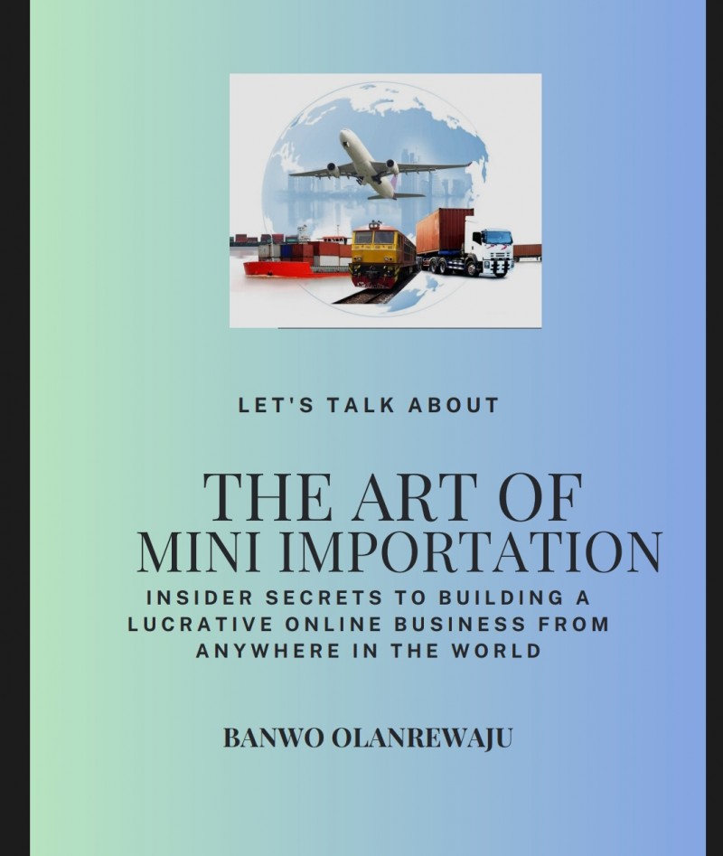 Buy THE ART OF MINI IMPORTATION by Olanrewaju Banwo on Selar