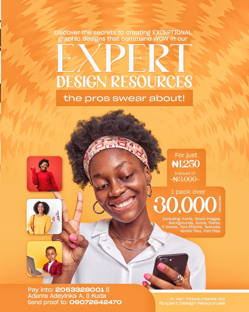 Buy EXPERT DESIGN RESOURCES by Adams Azeez Adeyinka on Selar