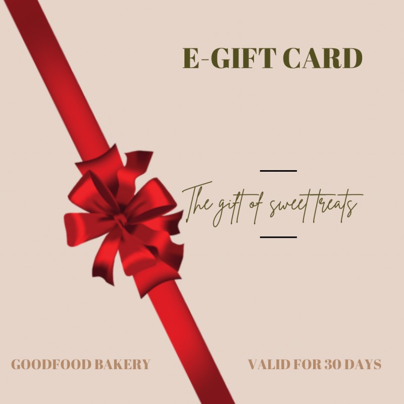 Get GOODFOOD BAKERY GIFT CARD by Good Food Bakery on Selar