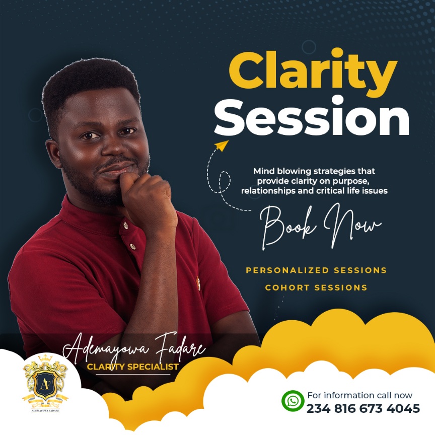 Buy Clarity Session (Private) by Ademayowa Fadare on Selar