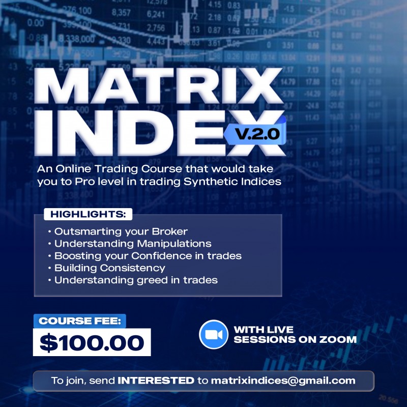 Buy Matrix Index (Online Trading Course on Synthetic Indices) by Nwosu ...