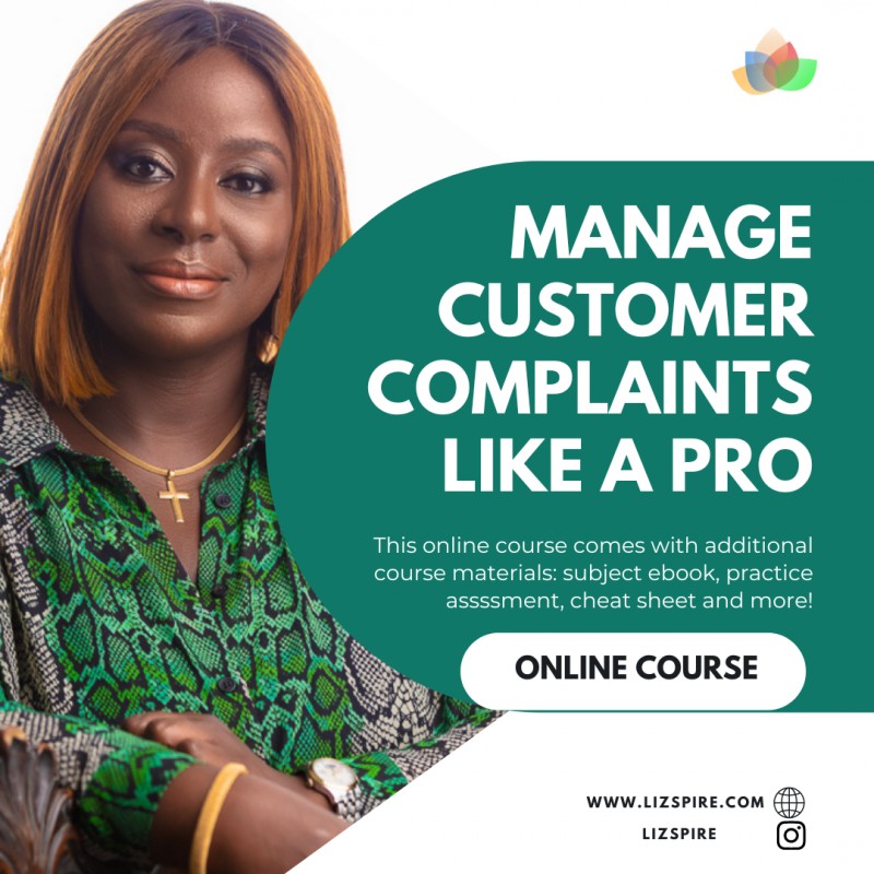 Buy Manage Customer Complaints Like a PRO (Online Course) by Elizabeth ...