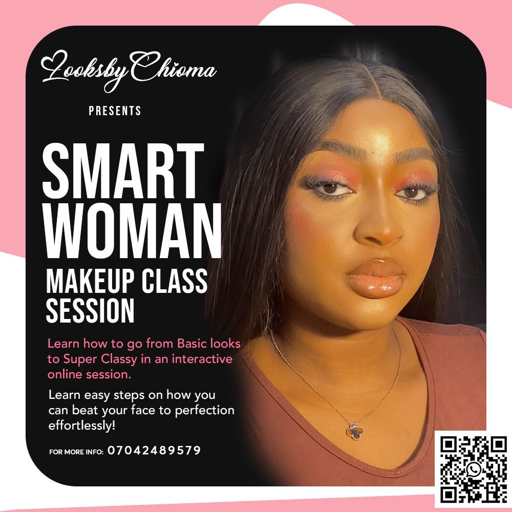 Buy SMART WOMAN MAKE-UP CLASS SESSION by Faith Anekwe on Selar