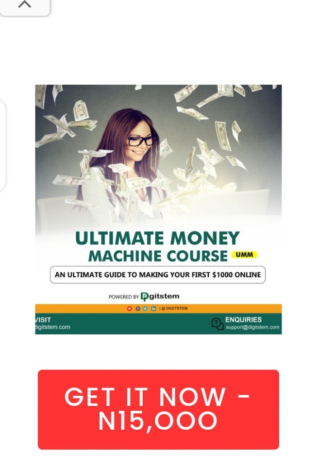 Buy Ultimate money machine course copy by Akpan sifon luke on Selar
