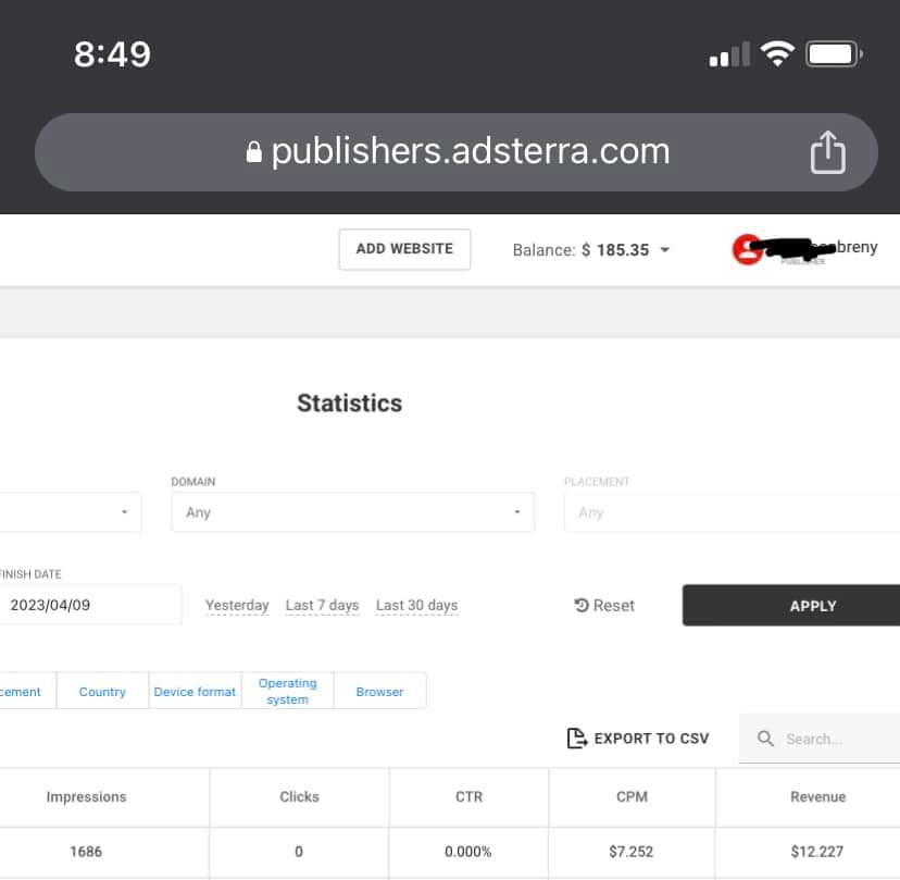 Buy Adsterra self click option by MD Digital on Selar