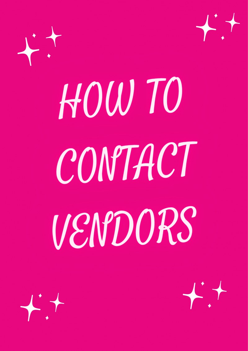 Buy HOW TO CONTACT VENDORS by MODERNA on Selar