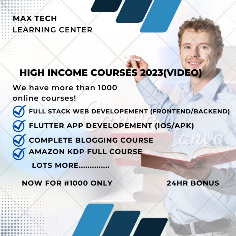 Buy 2023 High income skill Courses by Priye Eseimokumo on Selar