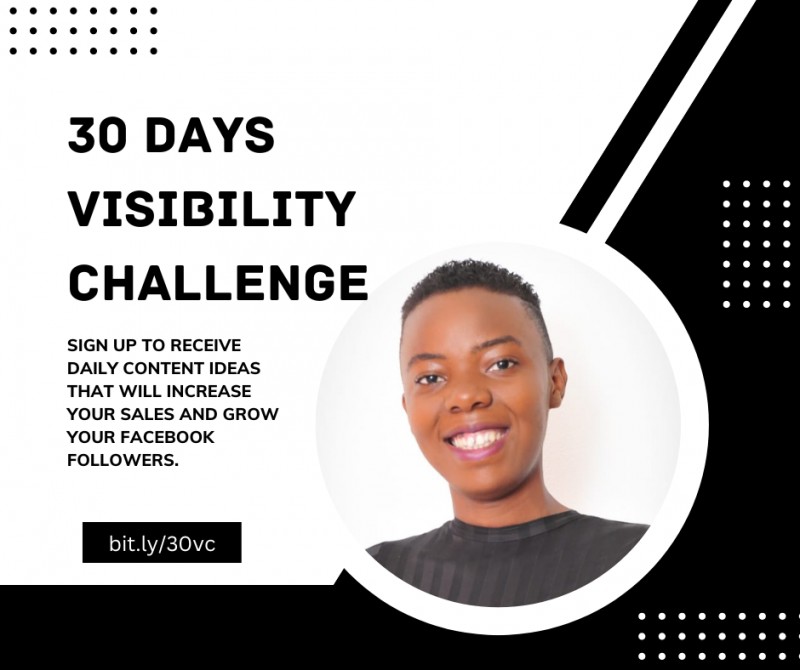Buy 30 DAYS VISIBILITY CHALLENGE by Martha Mutema on Selar