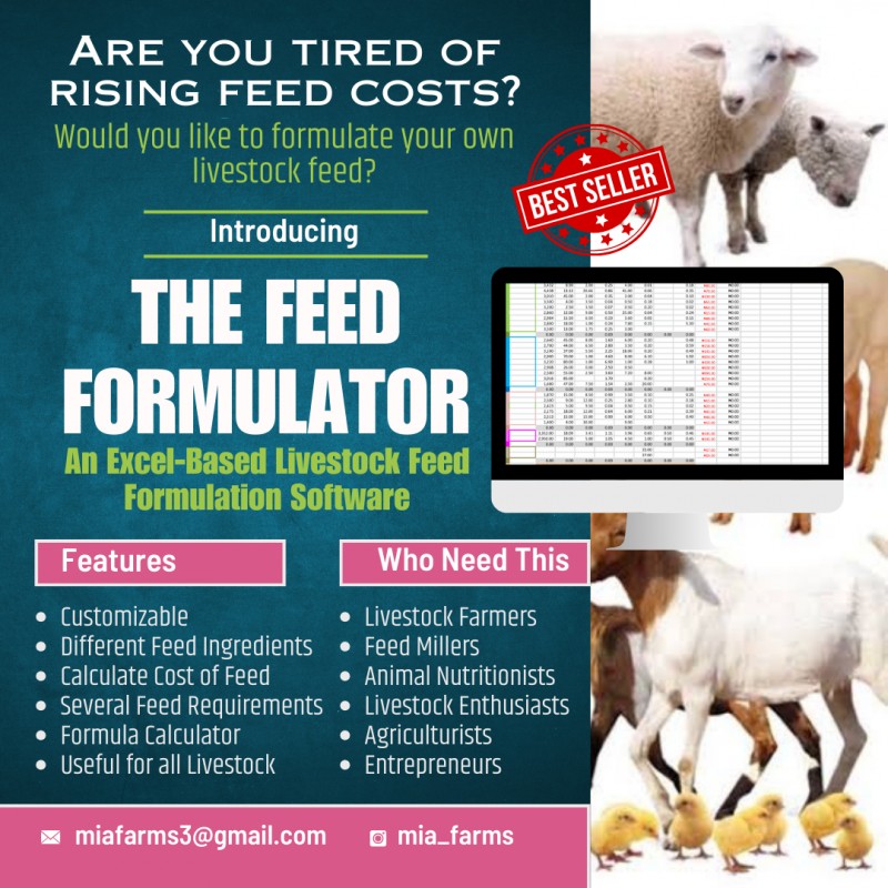 Buy THE FEED FORMULATOR by MIA Farms on Selar
