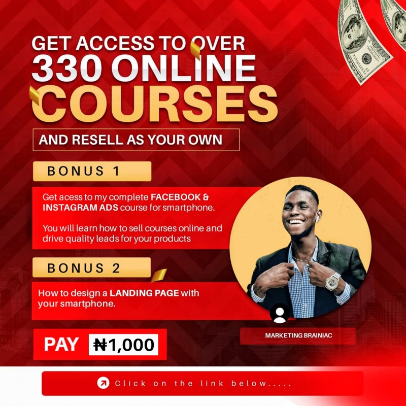 Buy 330+ course and Bonus by Ezeokibe Michael Chidera on Selar