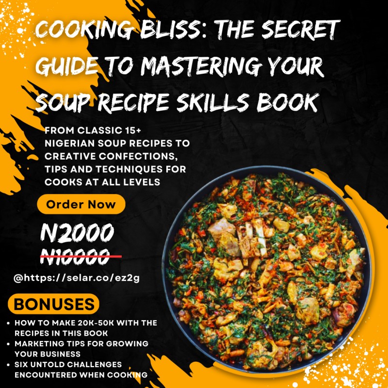 Buy cooking bliss: the secret guide to mastering your soup recipe ...
