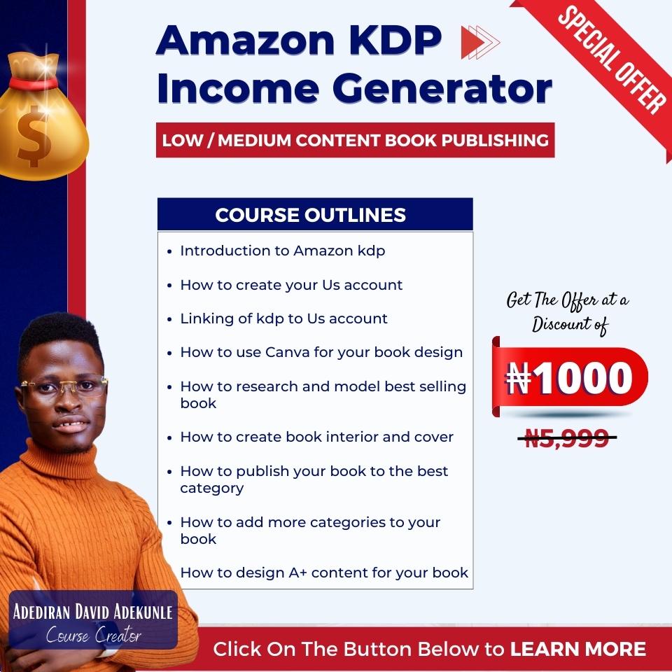 Buy Amazon KDP Income Generator - Low/Medium Content by Mightytech ...