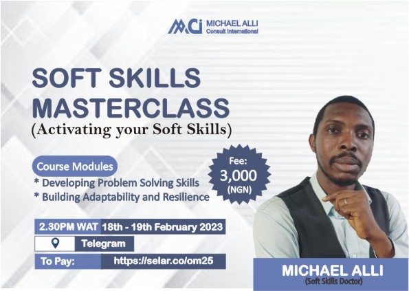 Buy SOFT SKILLS MASTERCLASS by Alli Michael Leke on Selar