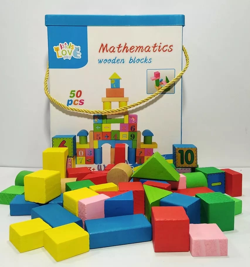 Buy Mathematical wooden blocks by Mildred Olutola on Selar
