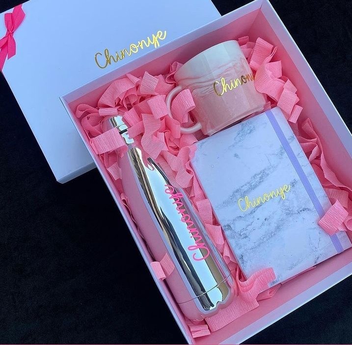 Buy Customized gift set for her by Mimisworldofsurprises on Selar