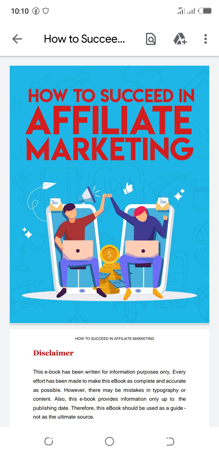 Buy How to succeed in affiliate marketing by Emelle miracle on Selar