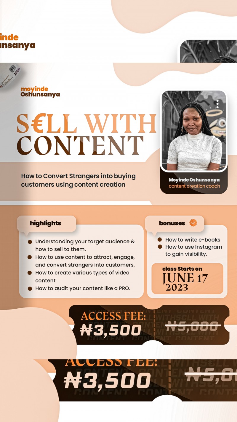 Buy Sell With Content by Content Creator on Selar