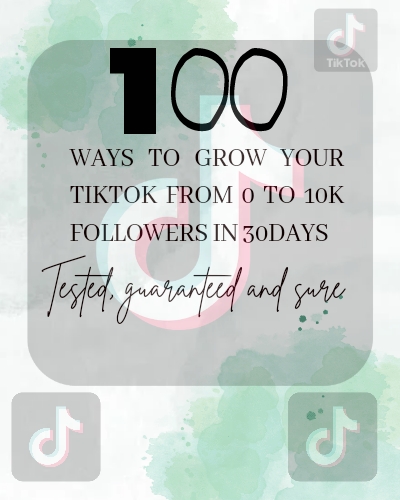 Buy 100 ways to grow your TikTok followers from 0 to 10k in 30days copy by Praise Titus on Selar