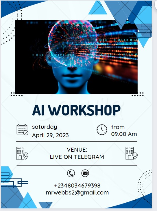 Buy AI TRAINING WORKSHOP by Sonny oboson on Selar