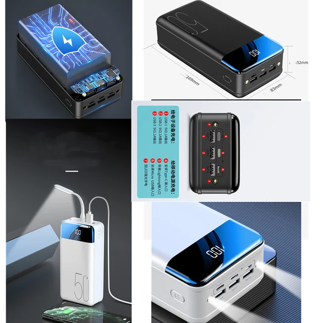 Buy power bank large capacity mobile power universal 5v2.1a fast ...