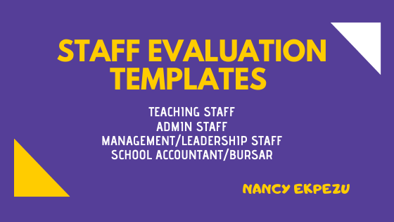 Buy EMPLOYEE EVALUATION TEMPLATES BUNDLE- DOWNLOADABLE AND EDITABLE ...