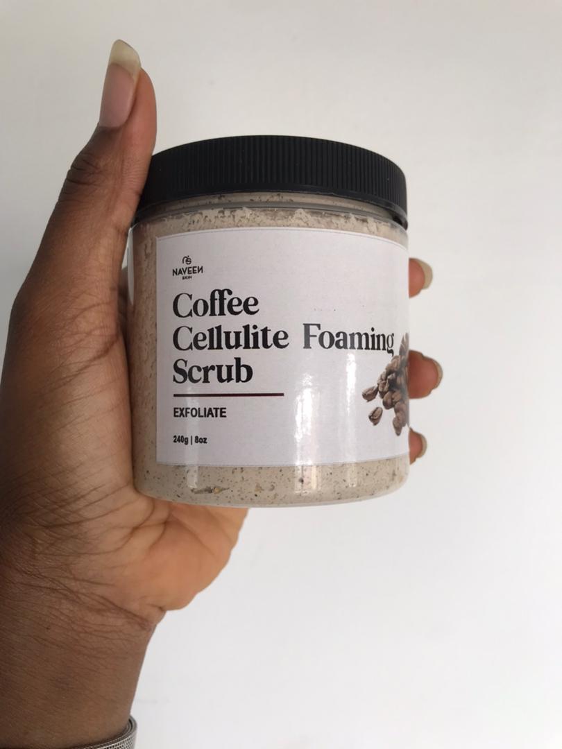 Buy Coffee Cellulite Foaming Scrub by Naveen Skin on Selar
