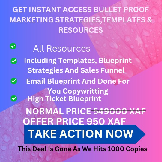 Buy 500K XAF COMPLETE BULLET PROOF DONE FOR YOU WITH BLUE PRINT RESULT ...