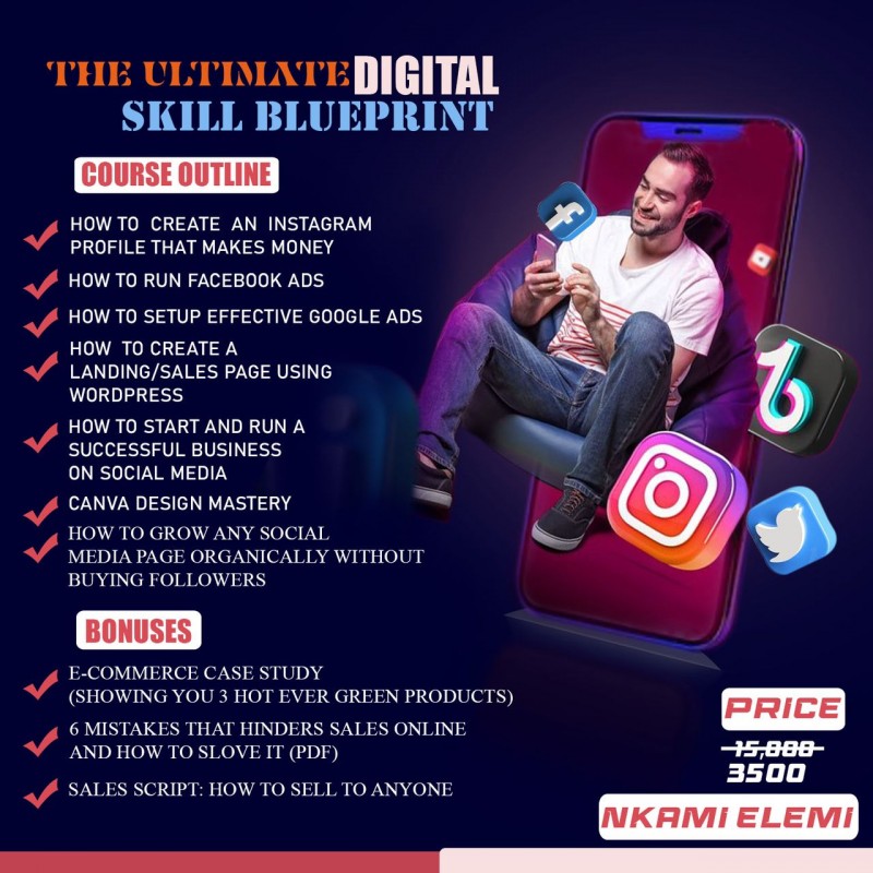 Buy Ultimate Digital Skills Blueprint by Nkami Elemi a.k.a The Think ...