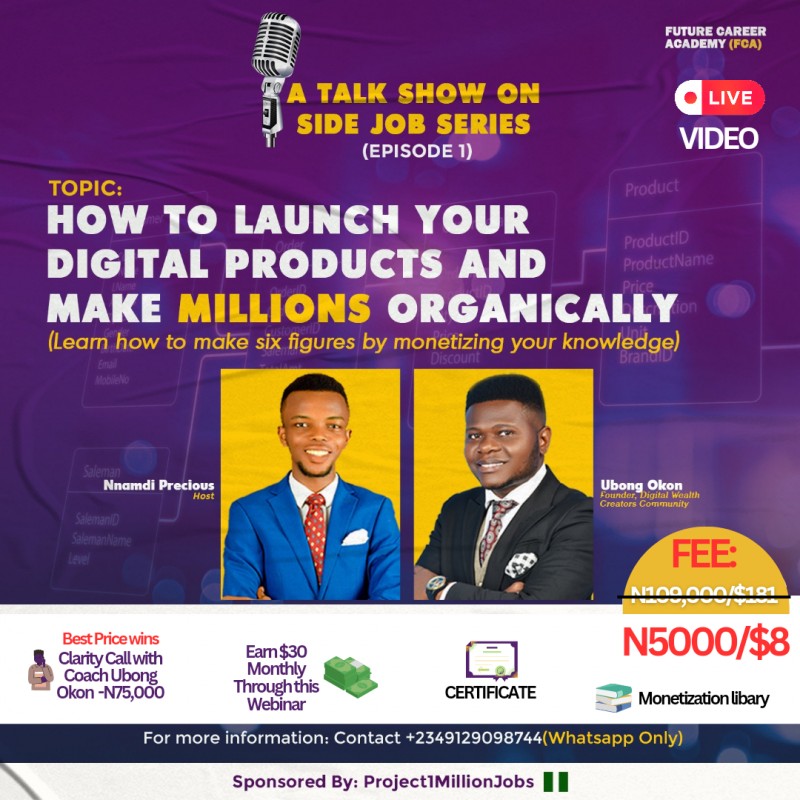 Buy Monetize your knowledge by Nnamdi Precious on Selar