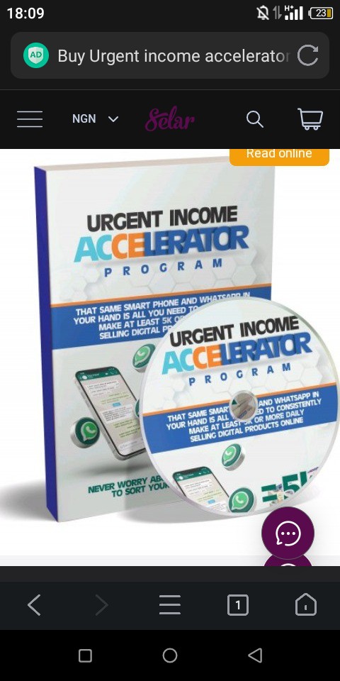 Buy Urgent income accelerator program by Nwafor olaedo on Selar