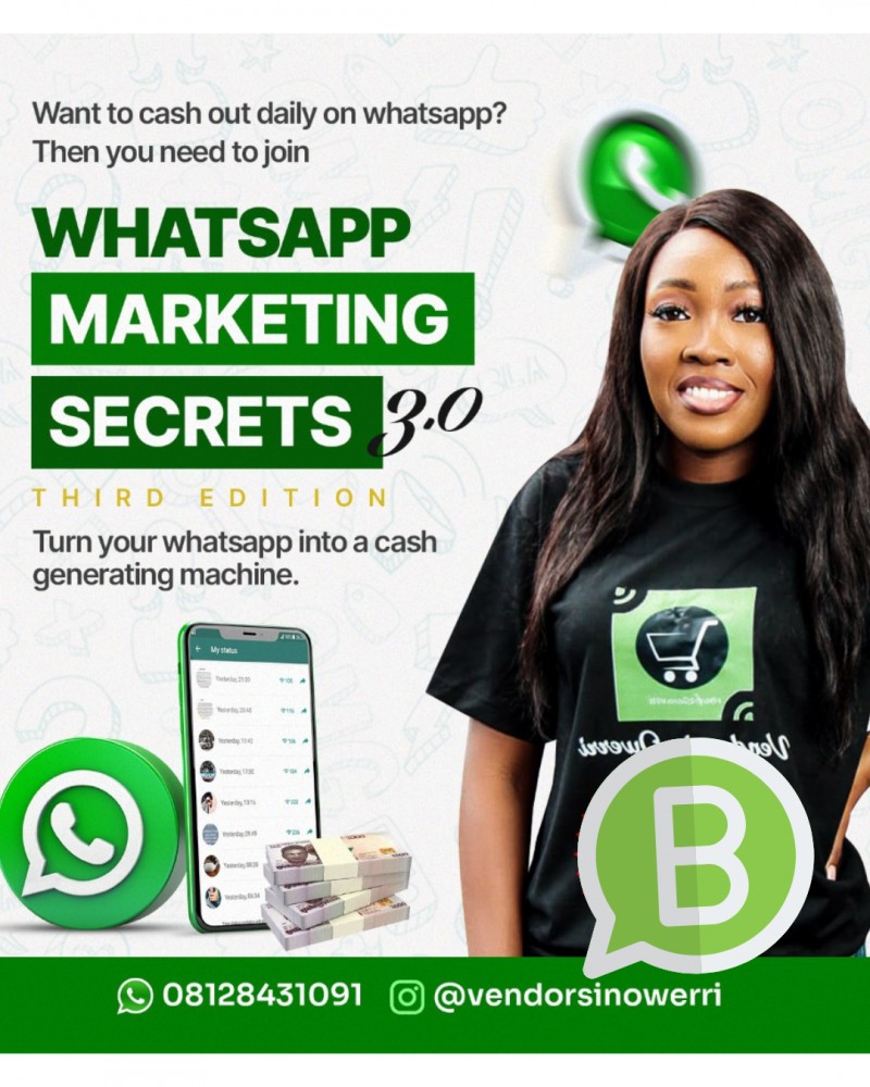 Buy WhatsApp marketing secrets by Nwadiuto Napoleon-Ekeh on Selar.co